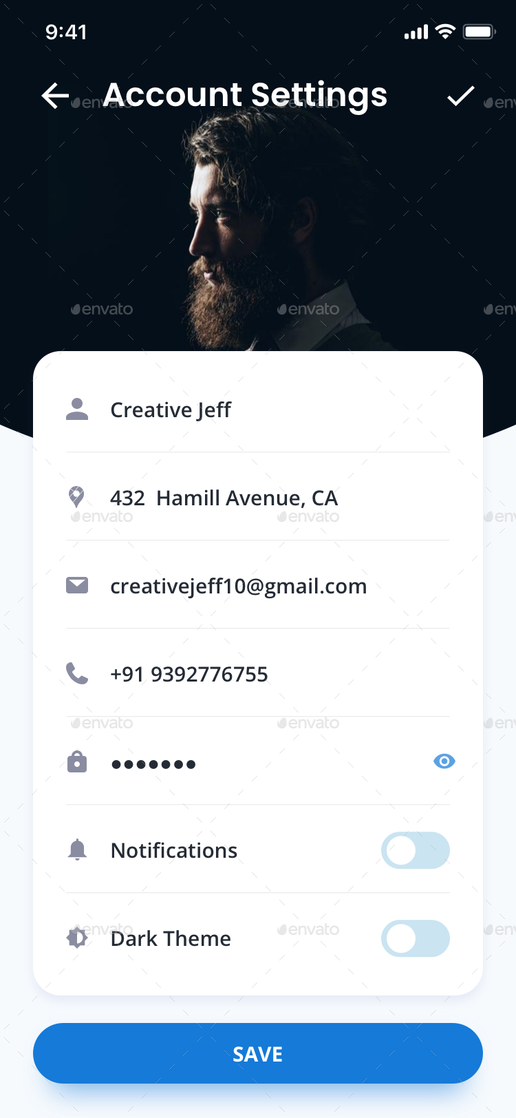 Aavi Mobile App UI Kit, Web Elements | GraphicRiver